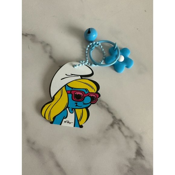 The Smurfs | Accessories | The Smurfs Smurfette Large Logo Keychain New ...